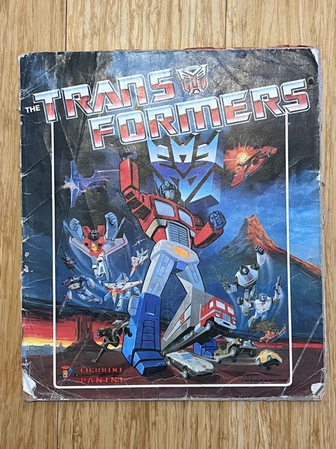 PANINI TRANSFORMERS STICKER Album 1986 Hasbro G1 Robots incomplete. £18 ...