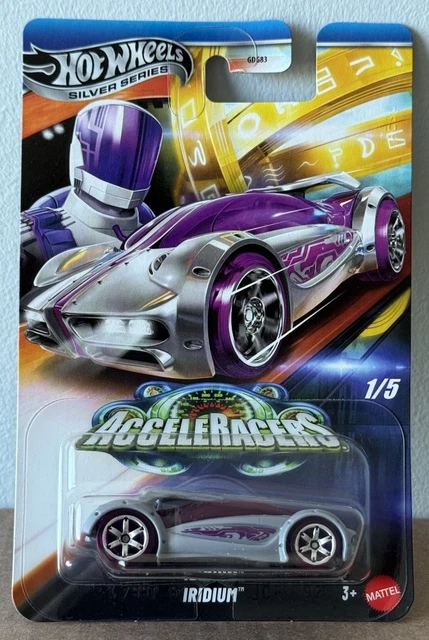 HOT WHEELS SILVER Series AcceleRacers Full Set of 5 Cars $39.99 ...