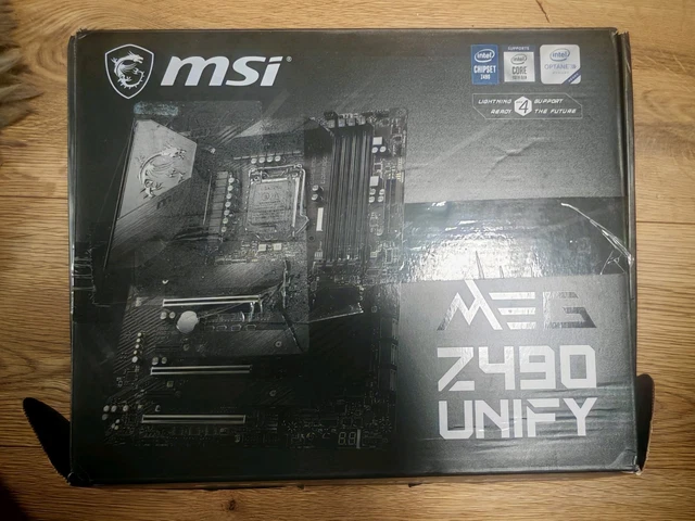 MSI MEG Z490 Unify ATX Gaming Motherboard Intel, LGA 1200, DDR4 £25.66 ...