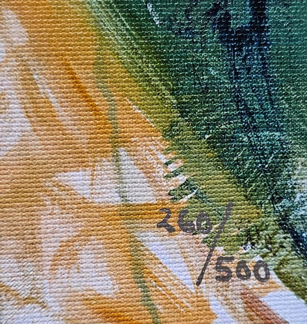 PINO DAENI SOLACE Main Signée Numéroté 260/500 Femme Portrait Art sur ...