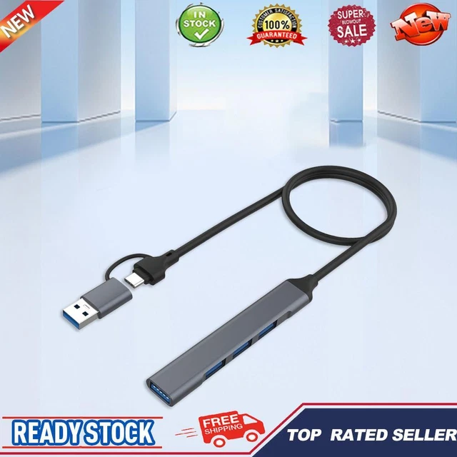 MULTI USB SPLITTER Adapter High Speed Transmission Mini USB Hub for PC ...