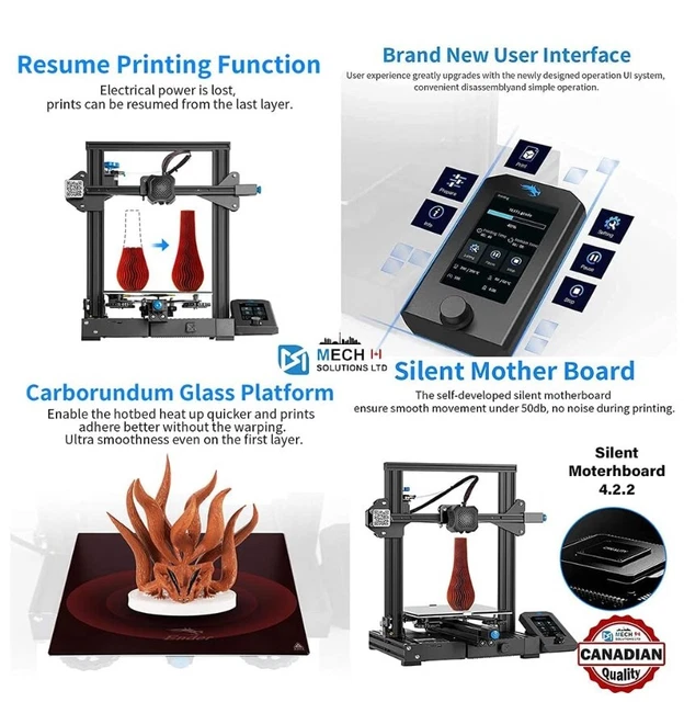 CREALITY ENDER 3 V2 3D Printer Upgraded DIY 3D Printer Kit Ender-3 V2 $149.00 - PicClick CA