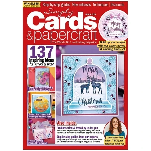 SIMPLY CARDS & Papercraft Magazine Issue 223 + Stamp & Die Set EUR 11 ...