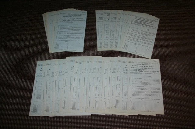 46 ELECTRIC TOKEN Block System -London Midland & Scottish Railway form ...