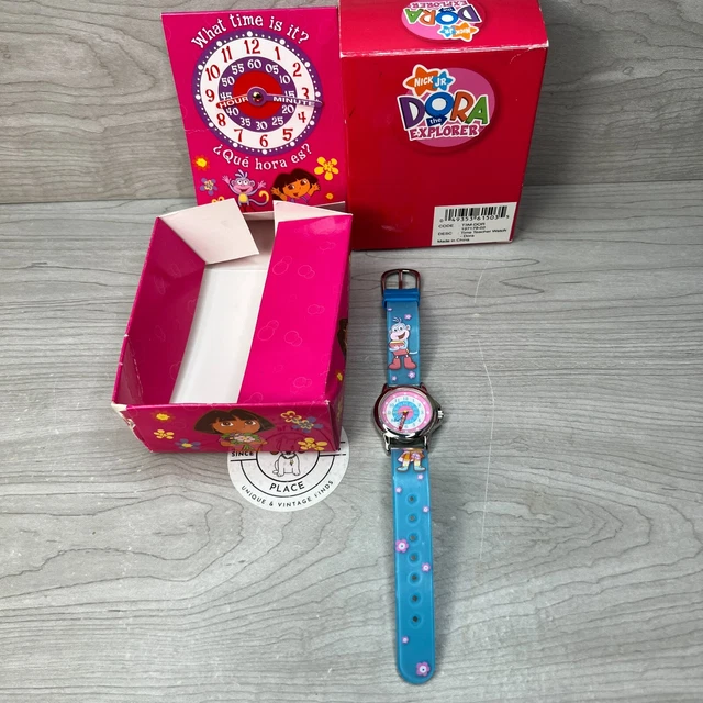 OROLOGIO DA POLSO Dora the Explorer Learning Time Kids 2008 Nick Jr ...