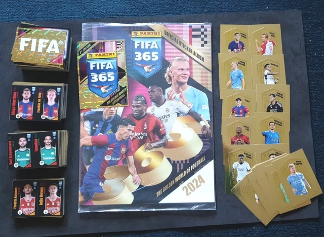 PANINI FIFA 365 2024 Empty Hard Cover Album & Full Set 337 + 25 Golden ...