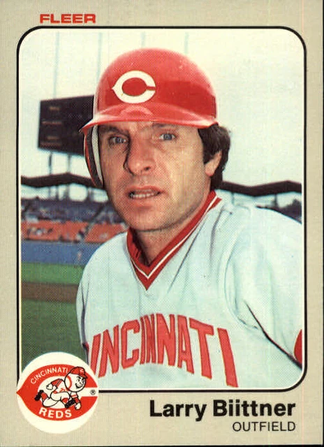CARTE DE BASEBALL Fleer 1983 #586 Larry Biittner EUR 2,20 - PicClick FR