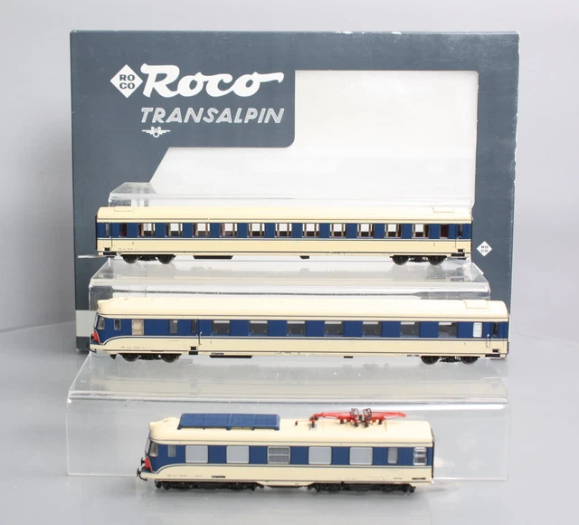 ROCO 43894 HO Scale OBB Transalpin Motor Passenger Train Set EX/Box ...