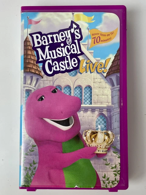 BARNEY'S MUSICAL CASTLE Live! VHS Video Tape RARE! Sing Along Songs ...