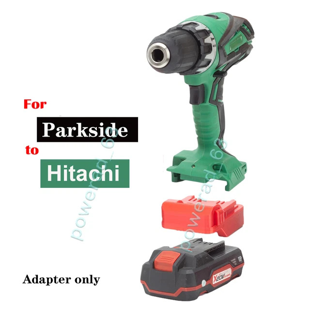 ADAPTER FOR HITACHI 18V Tools Used with for Parkside 20V Batteries ...