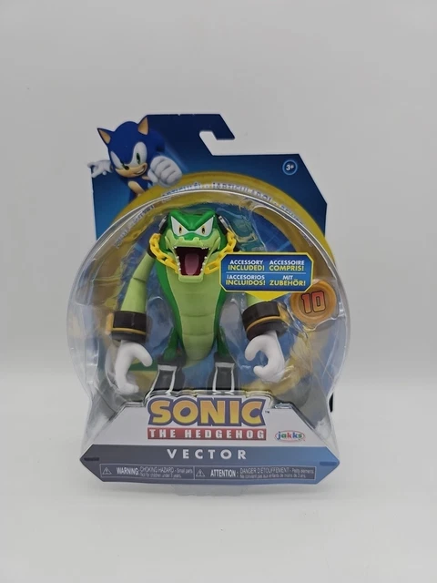 SONIC THE HEDGEHOG VECTOR Jakks Pacific Articulated 4" Figure £24.99 ...
