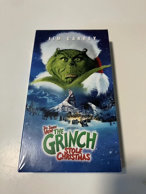 DR. SEUSS HOW the Grinch Stole Christmas VHS Movie 2001 Slipsleeve New ...