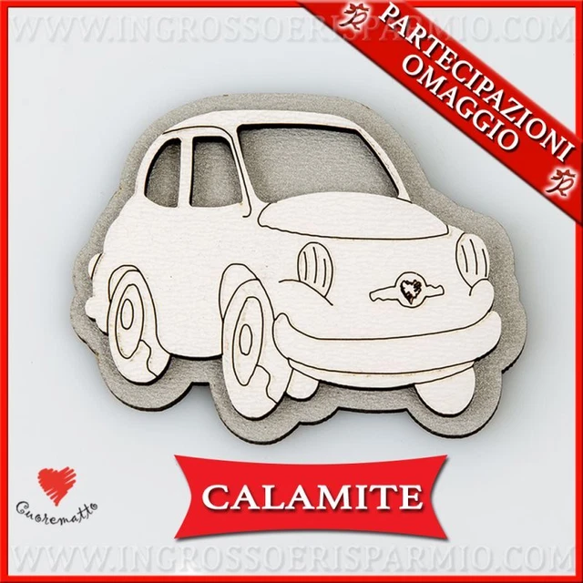 CALAMITA A FORMA Di Auto D'epoca 500 In Legno Cuorematto Idee ...