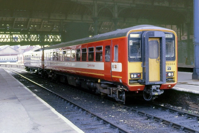 BRITISH RAIL 155344 Manchester Piccadilly 1988 Rail Photo £2.70 ...