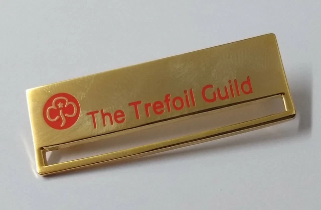 THE TREFOIL GUILD Insignia Hi Sheen Metal Ribbon Pin Clasp Bar ...