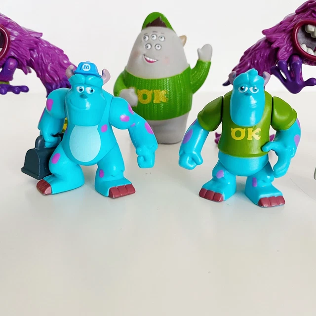 LOT OF 15 Monsters Inc Toys Figures Pixar Disney Sully Boo Art Squishy ...