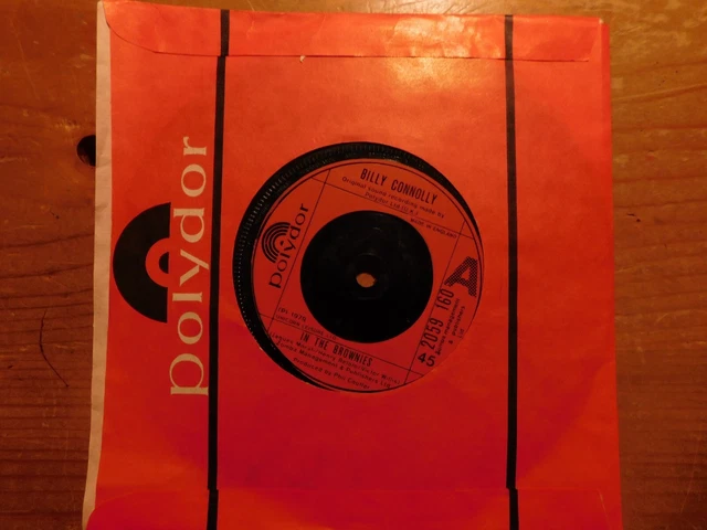 BILLY CONNOLLY - In The Brownies - 12 pouces vinyle single - 1979 ...