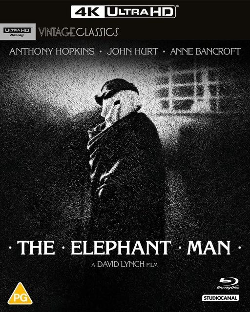 THE ELEPHANT MAN 4K Uhd Remastered Blu-Ray David Lynch 1980 Brand New ...