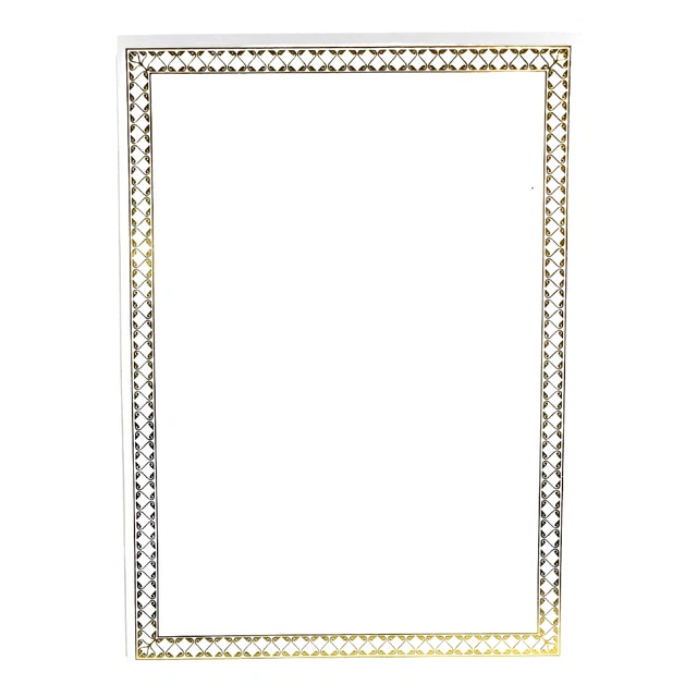 20 SHEET BORDER Design Paper for Certificate or Invitation 180gsm ...