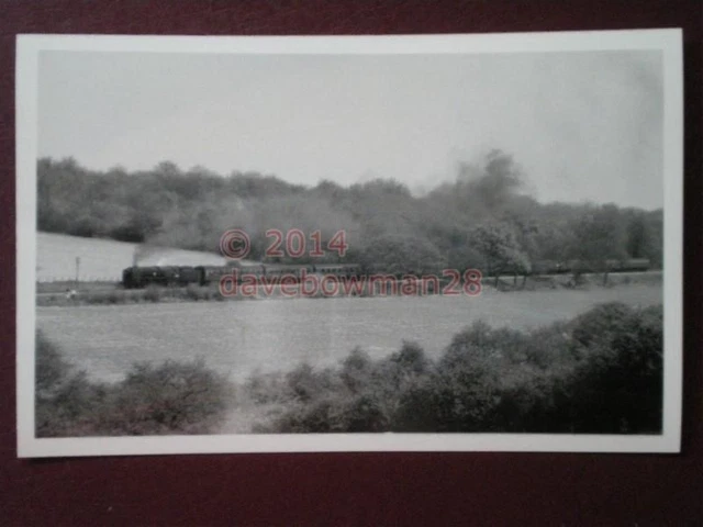 PHOTO SR Bulleid Merchant Navy 4-6-2 35008 'Orient Line' Medstead 1/5 ...