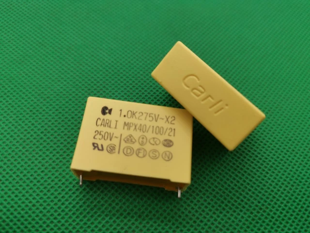 2P ORIGINAL 250V NMPX40/100/21 Carli Capacitor 1.0K275V-X2 （B205） £5.86 ...