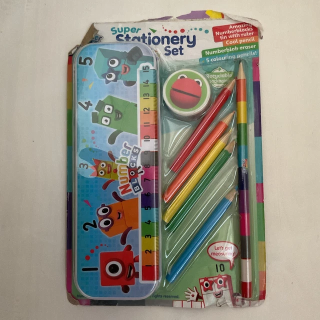 NUMBERBLOCKS SUPER STATIONARY Gift Set - CBeebies Nursery School ...