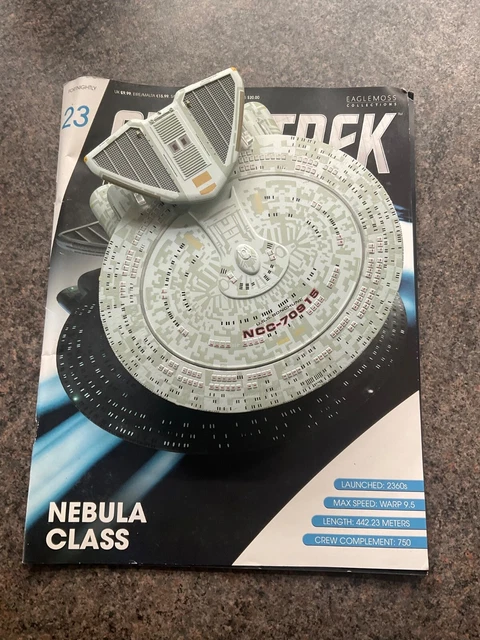STAR TREK XL USS BONCHUNE NCC- 70915 Nebula Class £52.16 - PicClick UK