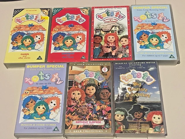 TESTED TOTS TV 7 VHS Video Tapes Collection / Bundle / Lot - Retro Kids ...