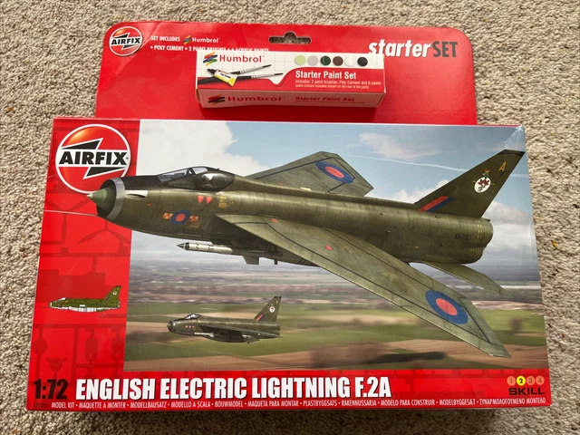 AIRFIX ENGLISH ELECTRIC Lightning F.2A kit de démarrage d'avion ...