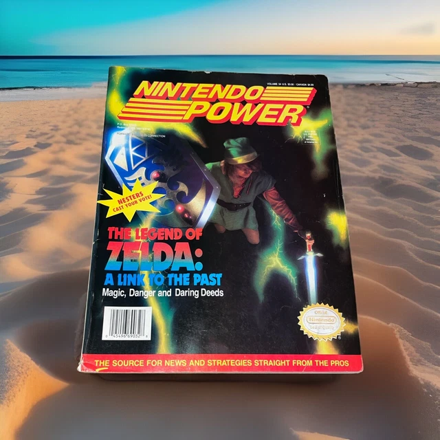 NINTENDO POWER VOL 34 March 1992 Legend of Zelda: A Link to the Past w ...
