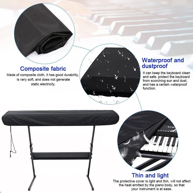 RITTER PIANO KEYBOARD Dust Protective Cover for Digital Piano 1310 x ...
