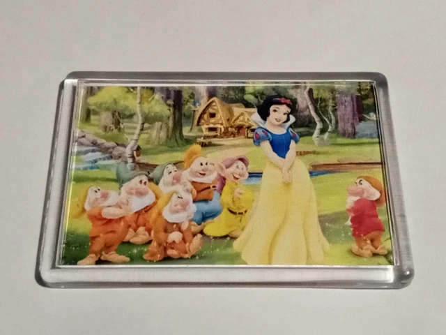 WALT DISNEY SNOW White And The Seven Dwarfs Acrylic Fridge Magnet EUR 6 ...