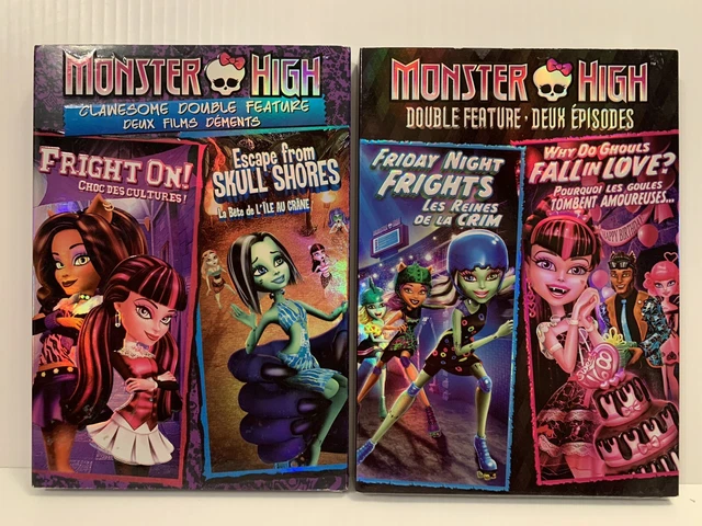 MONSTER HIGH - 2 Double Features Bundle (DVD, 2014) 4 Movies Total $19. ...