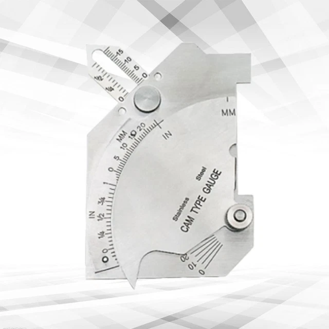 WELD MEASURING GAUGE Test Ulnar Welding Fillet Weld Set Sheet Thickness ...