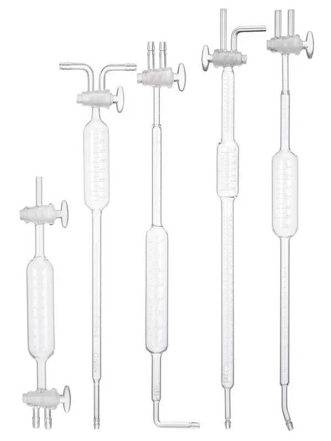 RETRO GAS BURETTE Laboratory Glassware Oxygen Measuring Tube Lab Supply ...