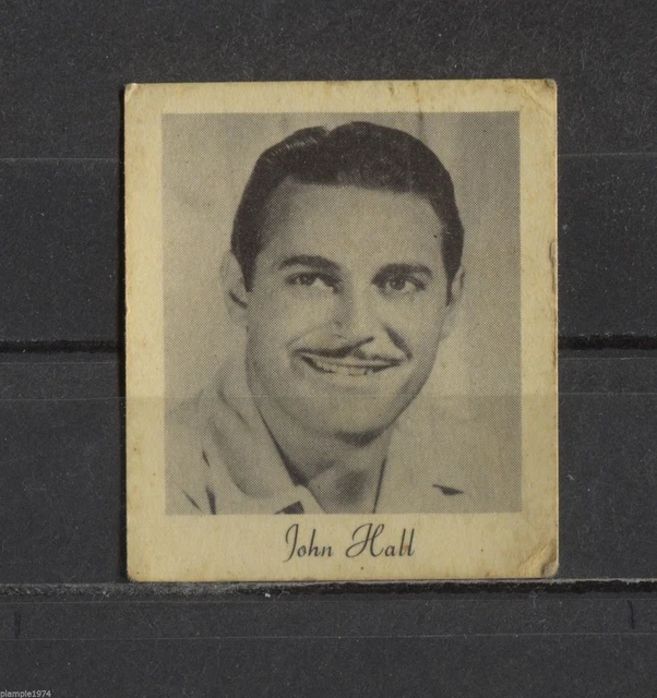 JOHN HALL VINTAGE Photo Trading Card 1950s Smith's Chewing Gum $7.99 - PicClick CA