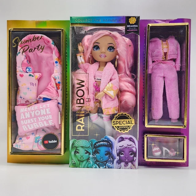 RAINBOW HIGH SLUMBER Party Brianna Dulce Fashion Doll Special Edition ...