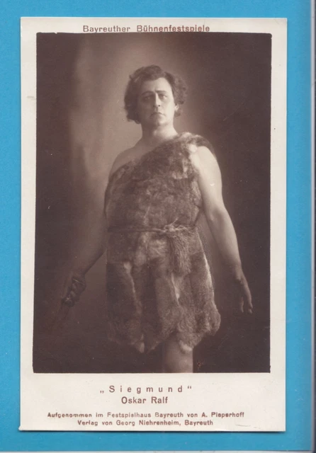 OPER: ORIGINAL ALTE Bayreuth Postkarte OSKAR RALF-Siegmund EUR 14,99 ...