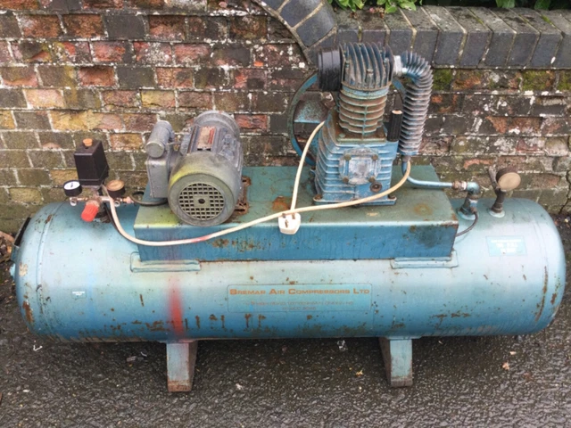 BREMAR AIR compressor 150 litre tank project spares or repair / march ...