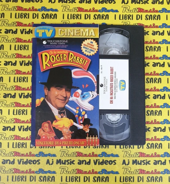 VHS**CARTONATA CHI HA INCASTRATO ROGER RABBIT TV SORRISI E CANZONI ...