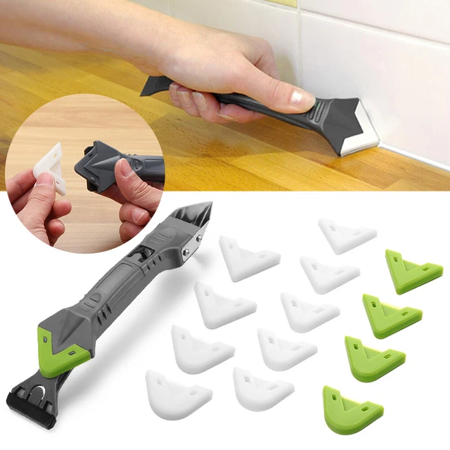 SCRAPERS CORNER CAULKING Tool Remover Caulk Finisher Sealant Smooth ...
