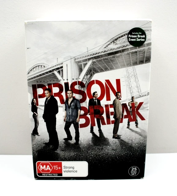 PRISON BREAK DVD Collectors Set Wentworth Miller Region 4 PAL - Free ...