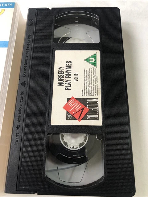 NURSERY PLAY RHYMES VHS with Elizabeth Watts 1990 Tested Vintage Rare £ ...