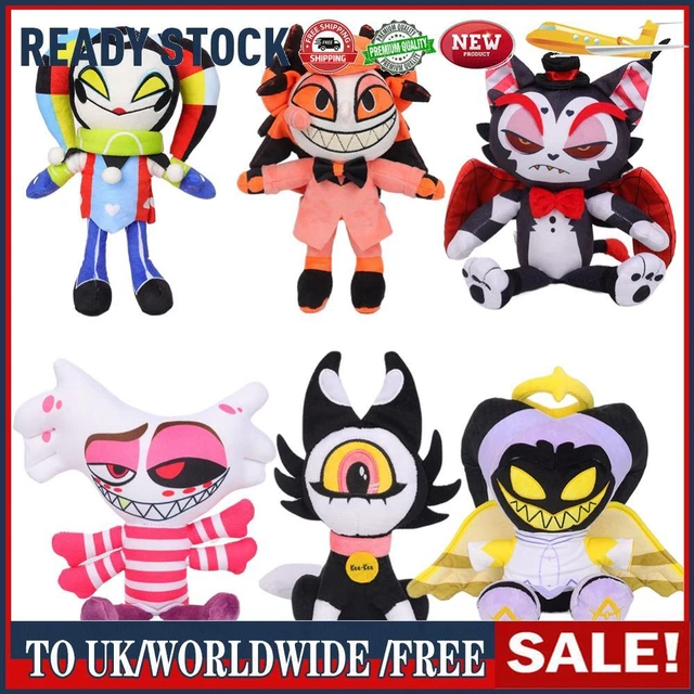 HAZBIN HOTEL ALASTOR Angel Dust Charlie Plush Toys Soft Stuffed Dolls ...