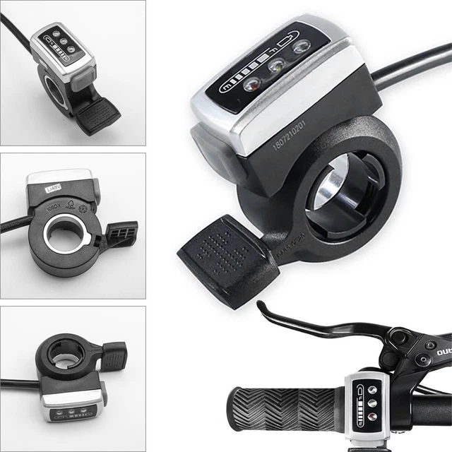 TWIST ACCELERATOR E-BIKE Thumb Throttle Power Switch Battery Level ...