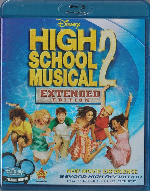 HIGH SCHOOL MUSICAL 2 : Extended Edition (Blu-Ray Disc, 2007 ...