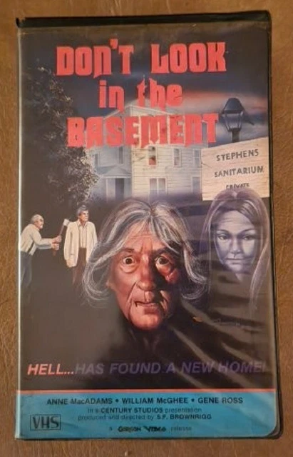 DON'T LOOK IN The Basement. VHS. Horror. Gorgon Video. Rare. £92.17 ...
