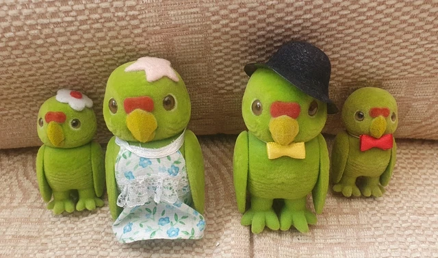 SYLVANIAN FOREST FAMILIES Barenwald Baerenwald Simba Parrot Lora Calico ...