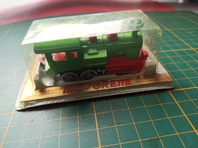 MAJORETTE N°278 TRAIN Locomotive Verte Western Boîte Originale blister ...