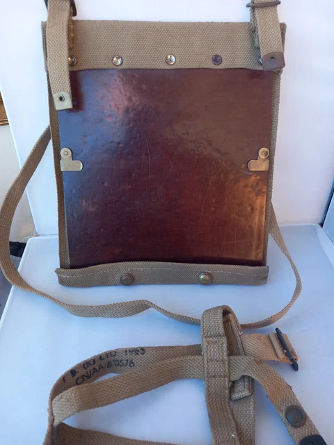 WW2 BRITISH 1944 dated map case with strap in very good used condition ...